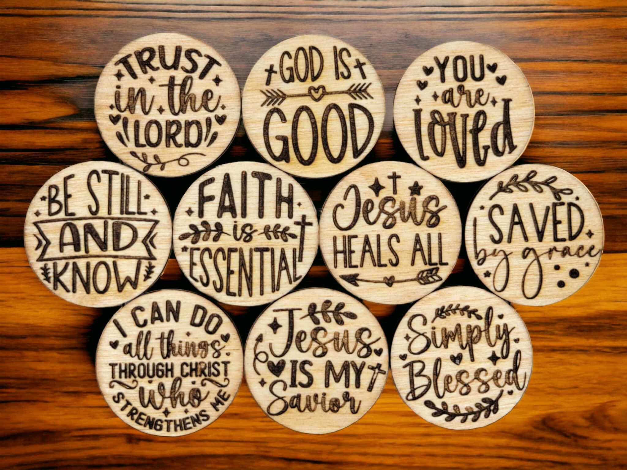 Faith-inspired Affirmation Tokens - Etsy