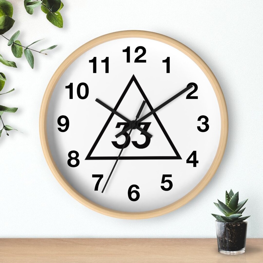 33rd Degree Scottish Rite Clock Wooden Frame - Etsy