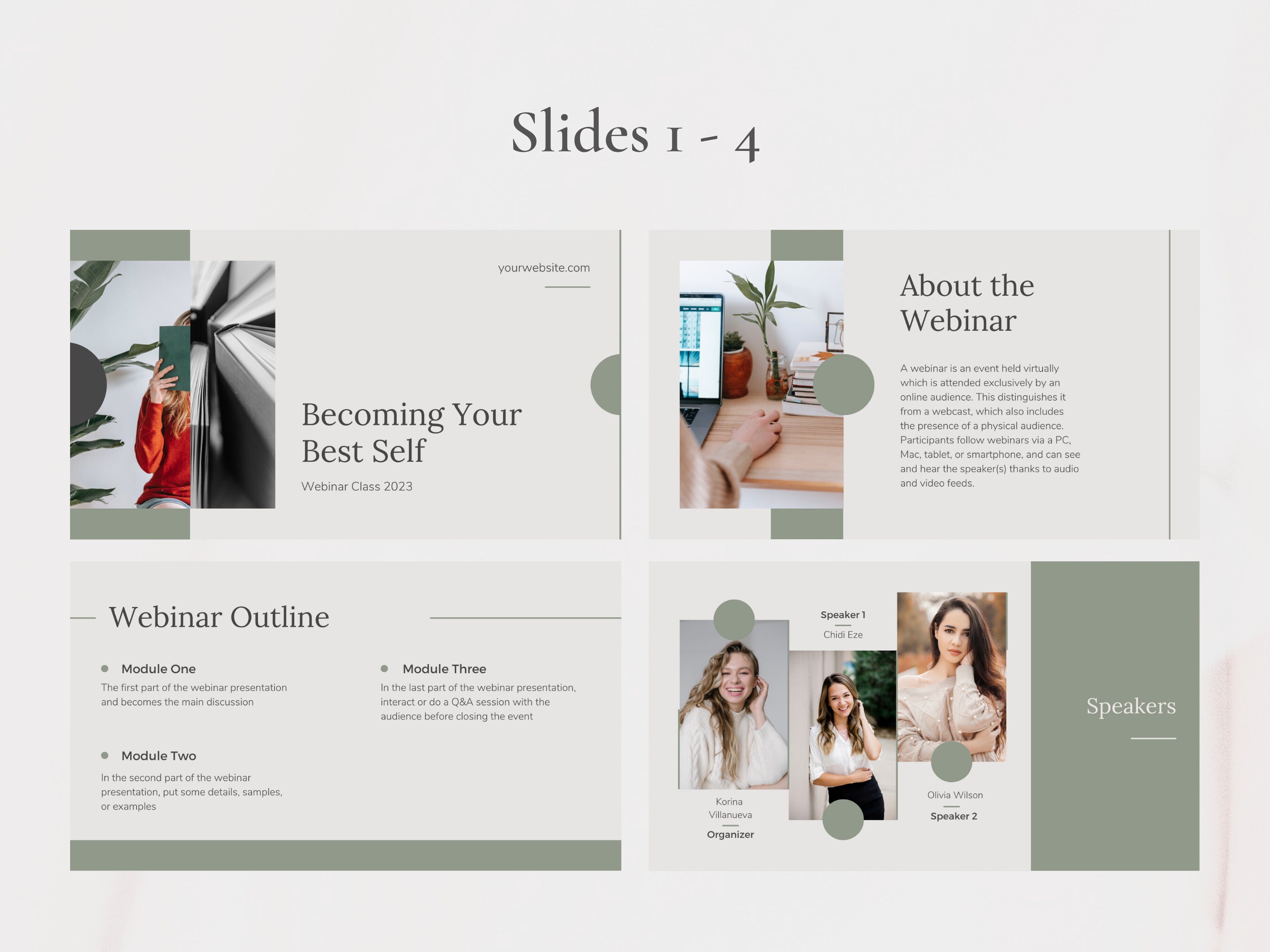 Webinar Canva, Webinar Slide Deck Template, Webinar Slide Deck Coaching ...