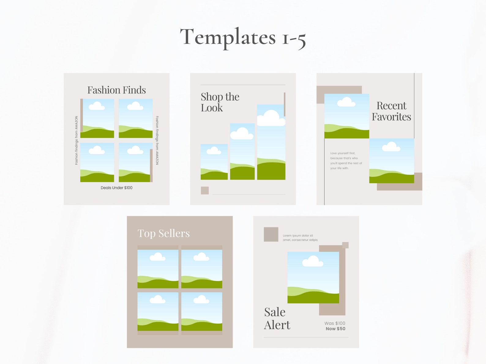 Ltk Canva Template, LTK Gift Guide Template, LTK Templates Canva, Ltk ...