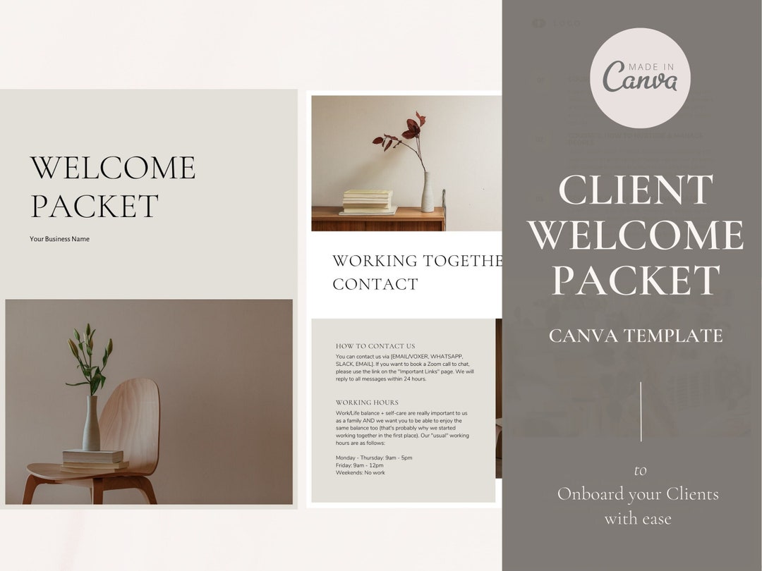 Onboarding Packet Template - Etsy