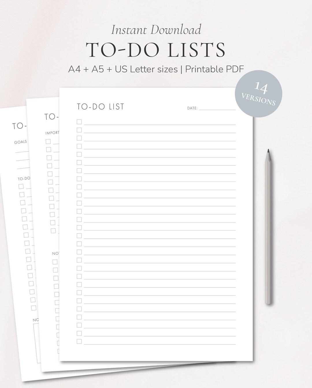 To Do Lists Printable, To-do List Print, To-do List Tracker, To-do ...