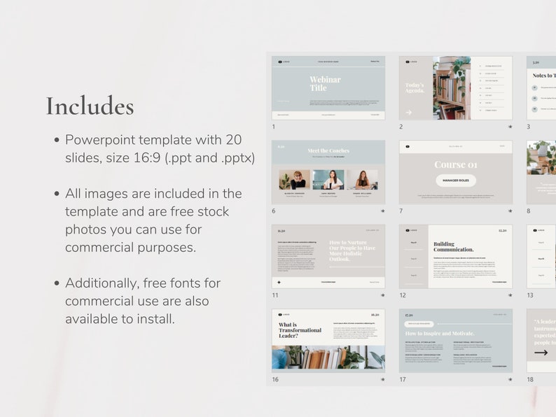 Webinar Slide Deck Coaching Powerpoint, Webinar Online Course, Webinar ...