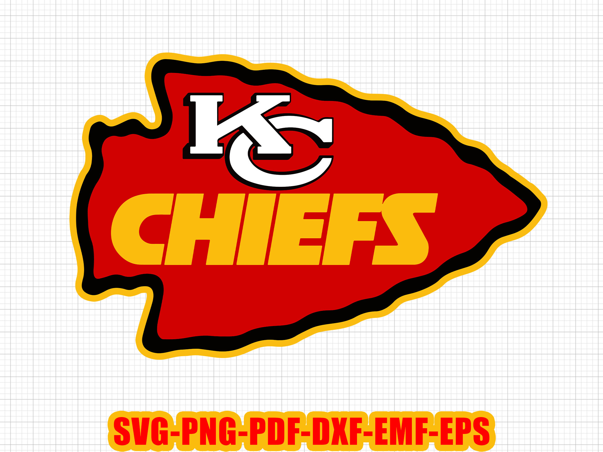 Chiefs Arrowhead Logo Clip Art