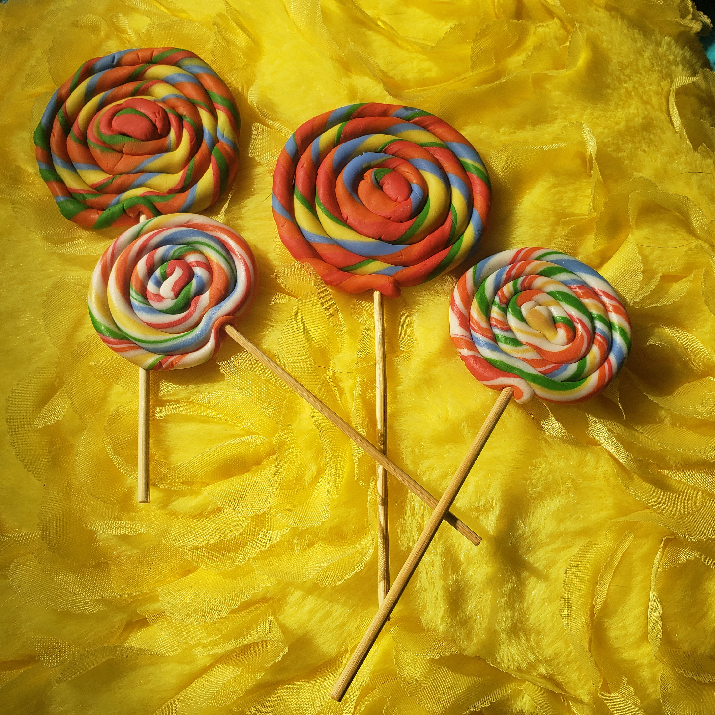 Set of 10 Fake Lollipops - Etsy