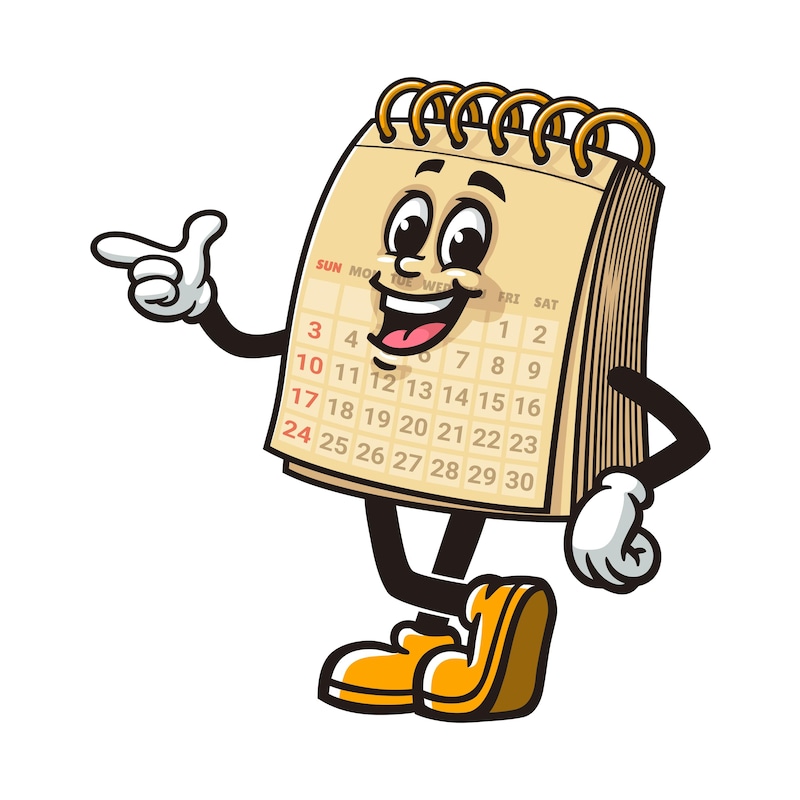 Cartoon Calendars - Etsy