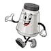 Walking Salt Spice Pepper Seasoning Powder Shaker Cartoon Mascot ...