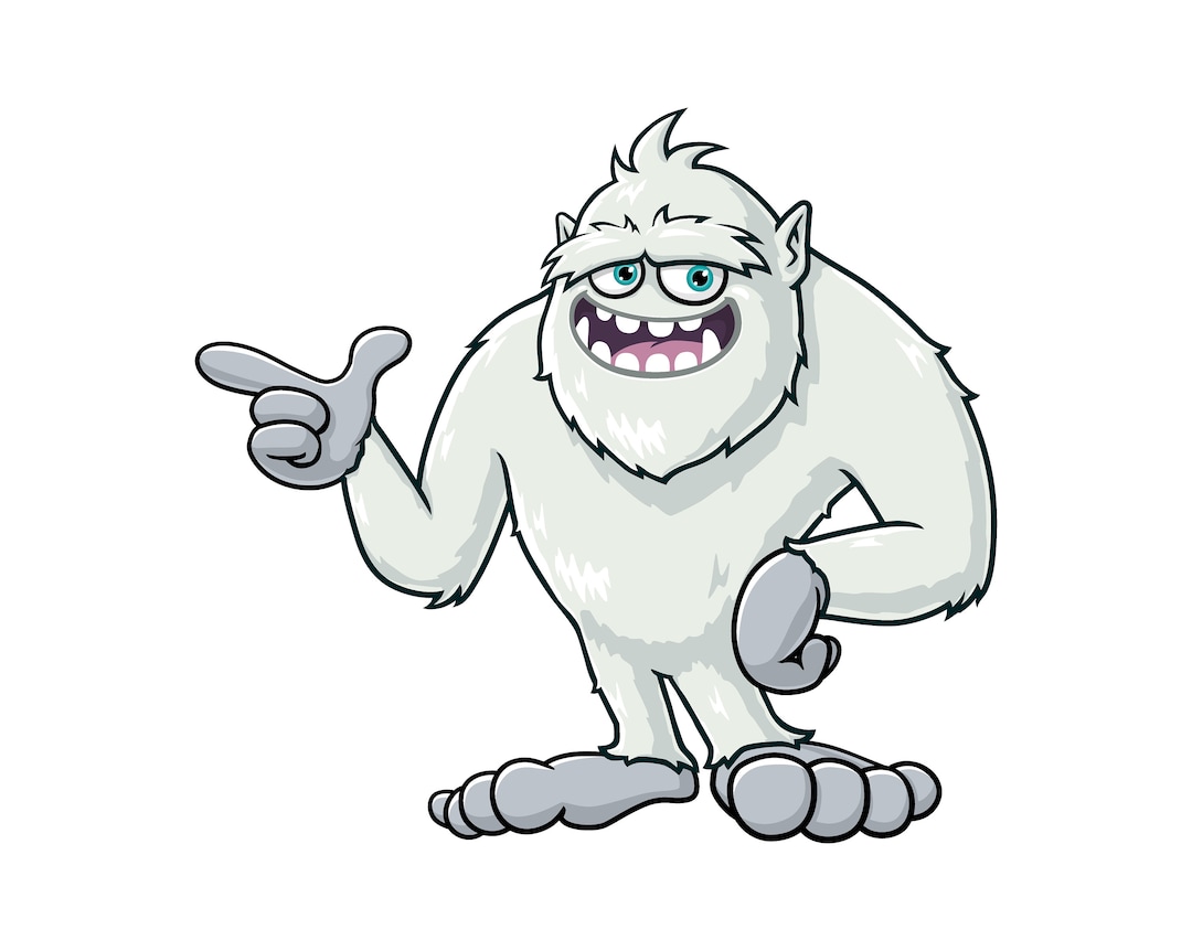 Yeti Character Mascot Design - Etsy