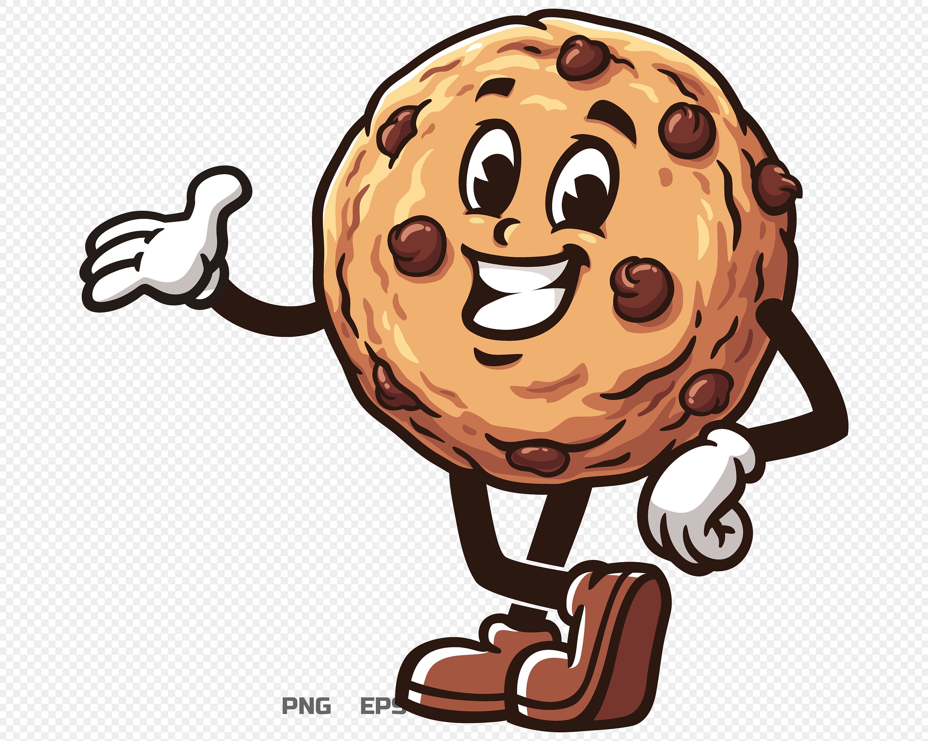 Cookies Cartoon Mascot Illustration Design Character Vector Clip Art ...