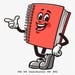 Notebook Cartoon Mascot Illustration Character Vector Clip-art Hand ...