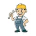 Handyman Character Mascot Design - Etsy