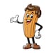 Smiling CHURROS Cartoon Mascot Illustration Character Vector Clip Art ...
