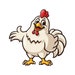 Chicken Cartoon Mascot Illustration Character Vector Clip Art Hand ...