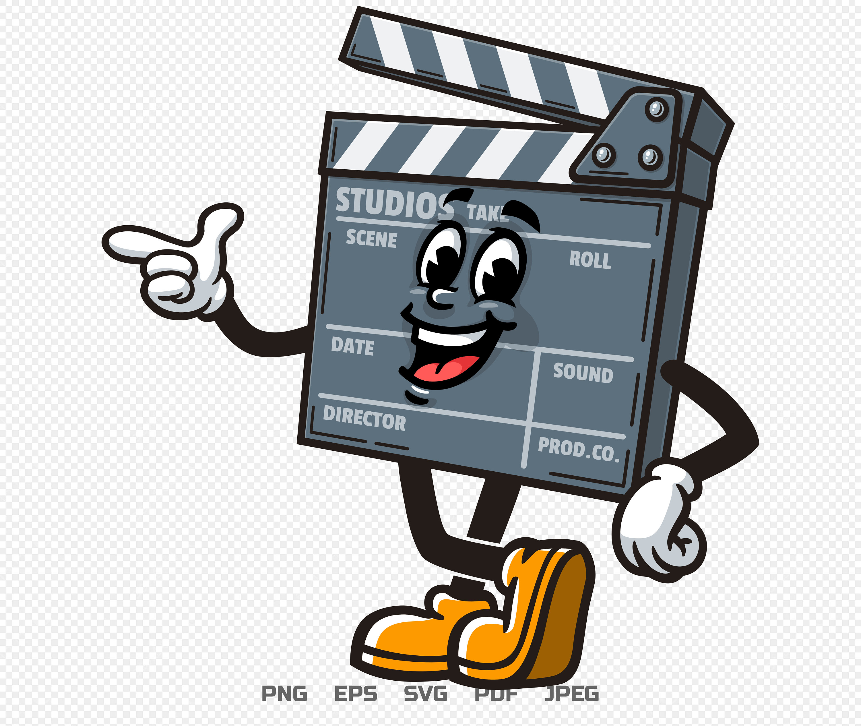 Clapper Board Clip Art