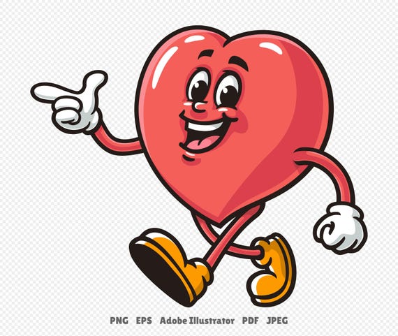 Hart Cartoon Clipart Heart Cartoon Stock Illustrations – 528,295