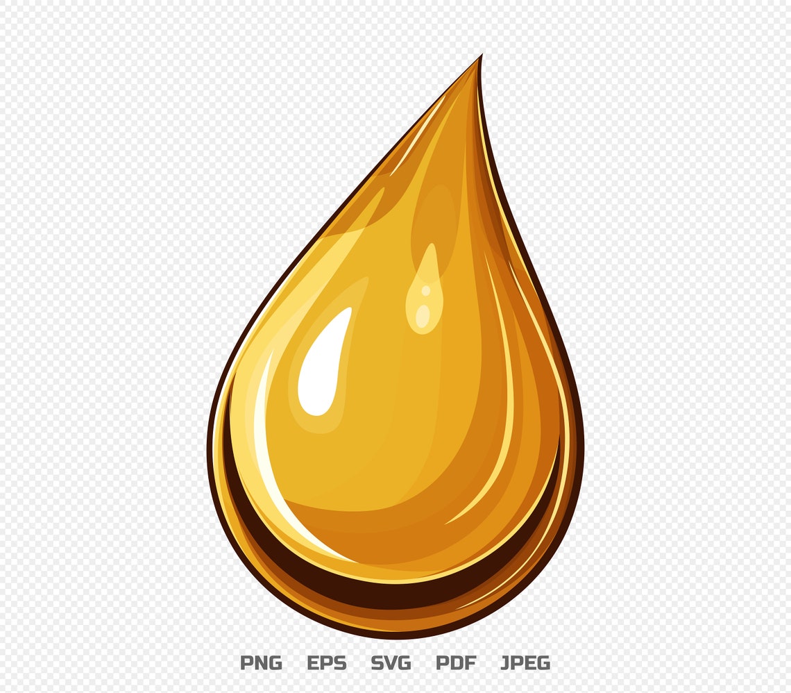 Oil Drop Cartoon Mascot Illustration Design Character Vector Clip Art ...