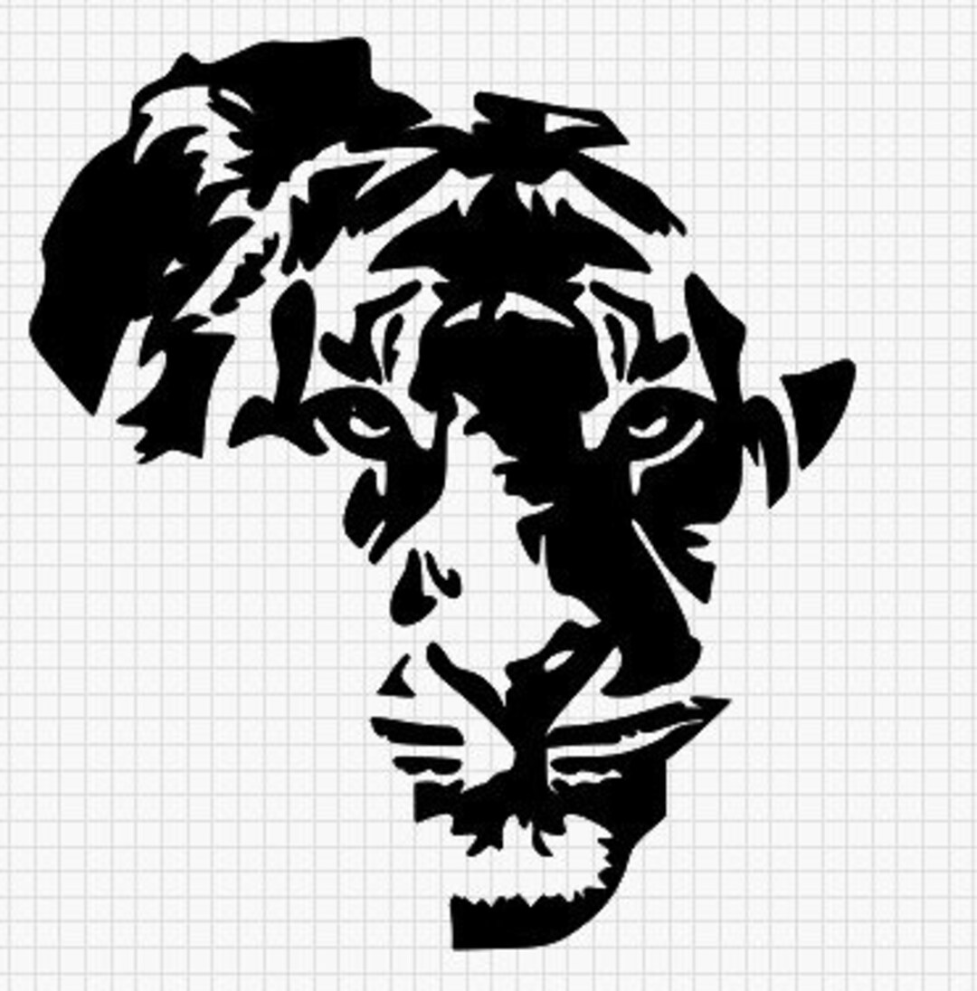 African Style Engravings SVG Files - Etsy