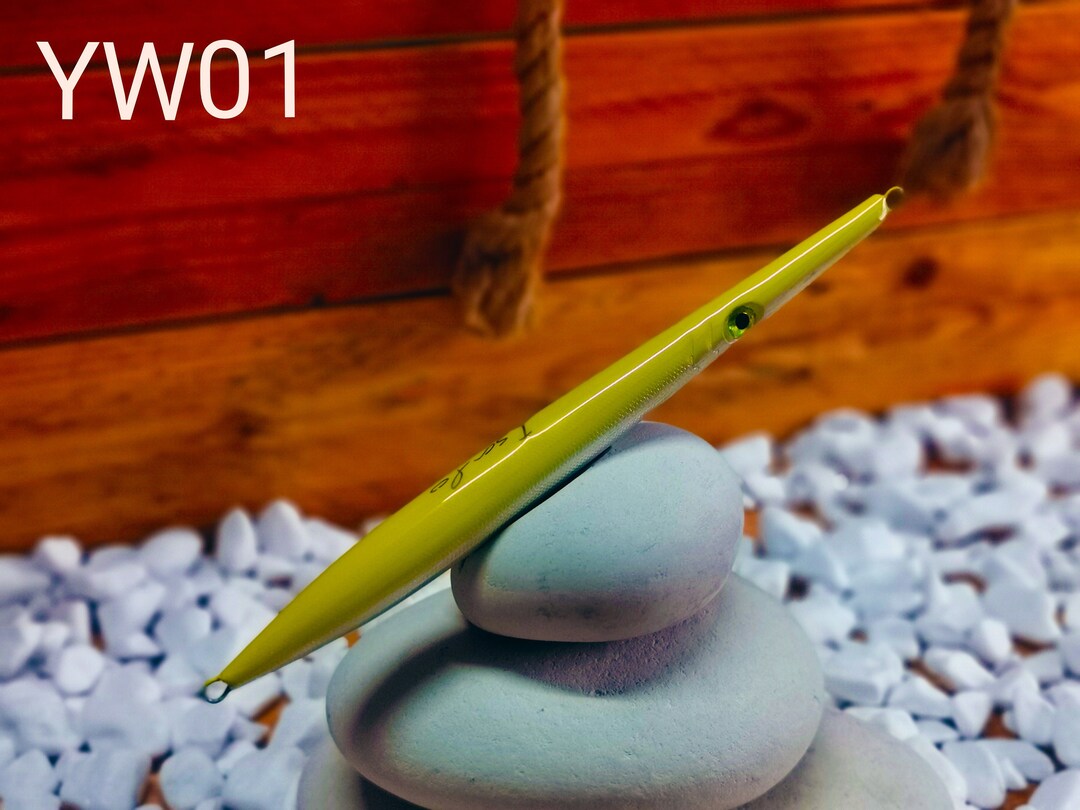 Handmade Top Water Fishing Lure, Wood Pencil Bait, Personalized Fishing ...