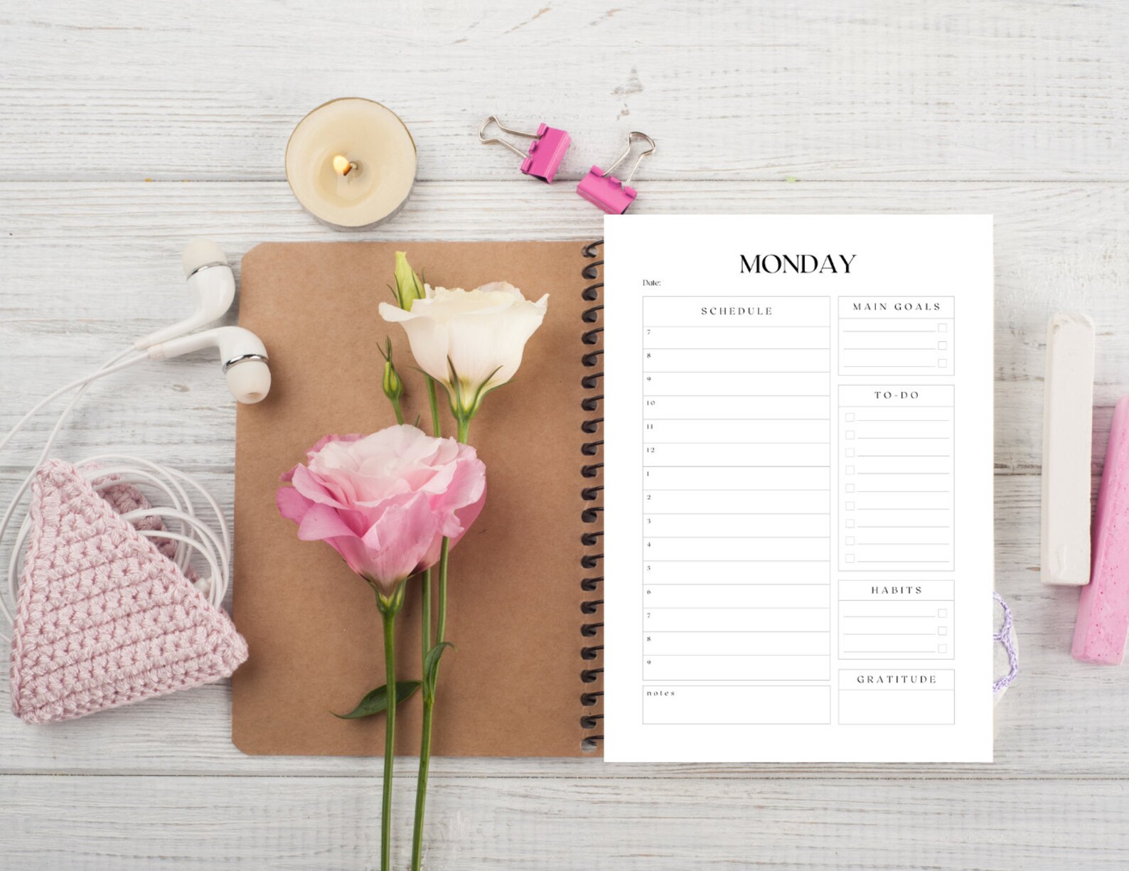 Digital Planner, Planner, Printable Planner, Printable, to Do List ...