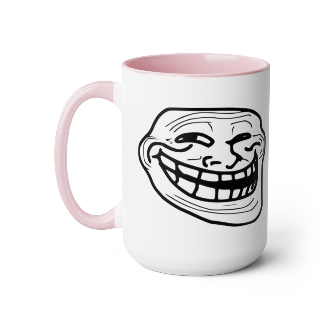 Troll Face Coffee Mugs, 15oz - Etsy