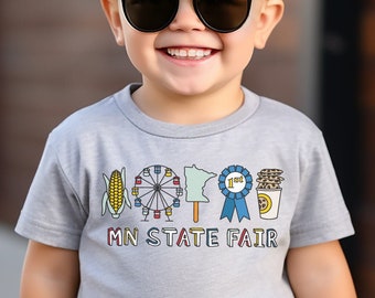 MN State Fair Icons Shirt, Minnesota Shirt, Minnesota Gift, Minnesota ...