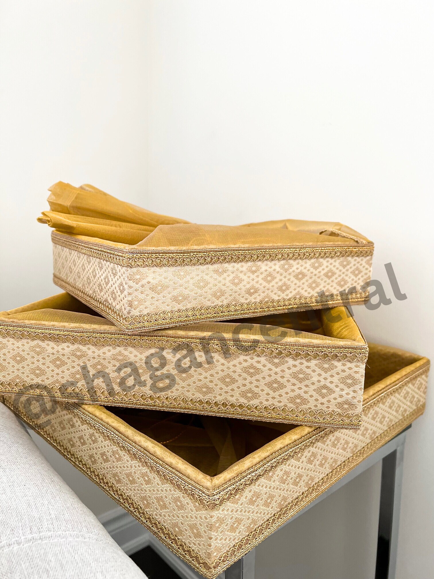 Shagan Trays Set of 3 | Indian Wedding | Punjabi | Accessories | Sahi ...