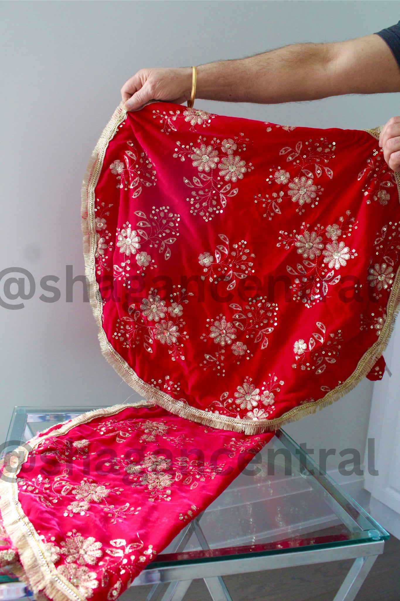 Red Lap Covers (2) Shagan Money | Indian Desi Pakistani | Punjabi ...