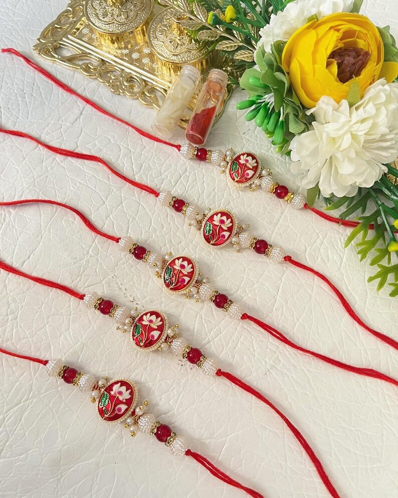 Rakhi Raksha Bandha Bracelet Rakhri Indian Desi Punjabi Brother Sister ...
