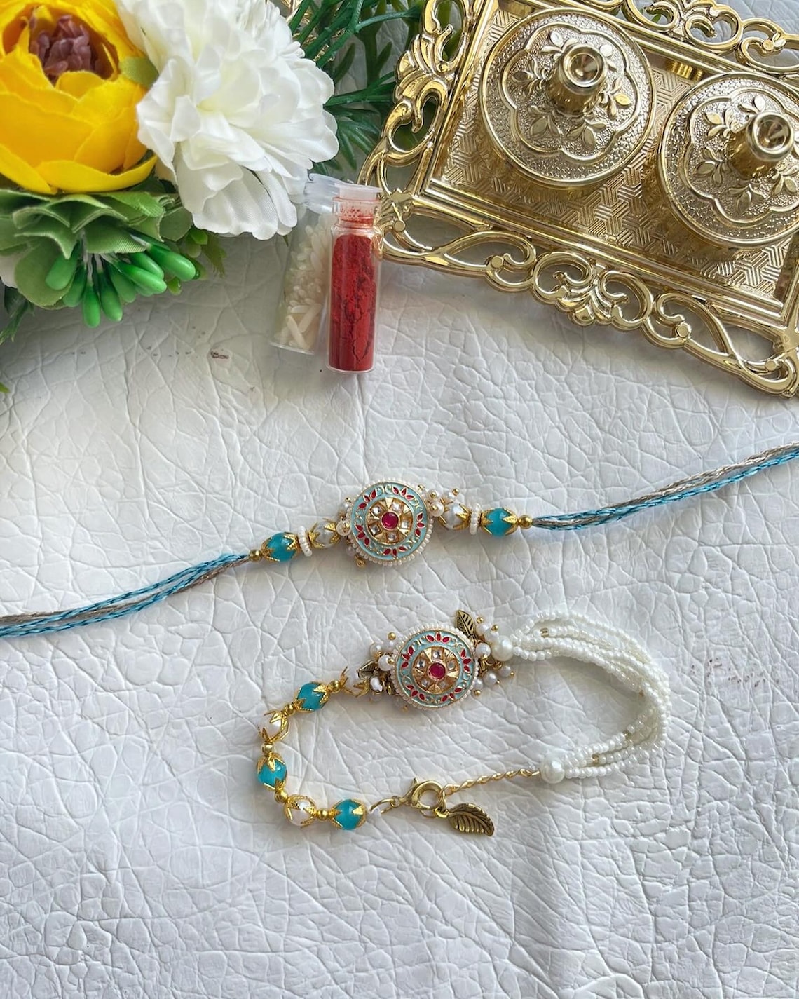 Rakhi Raksha Bandha Bracelet Rakhri Indian Desi Punjabi Brother Sister ...