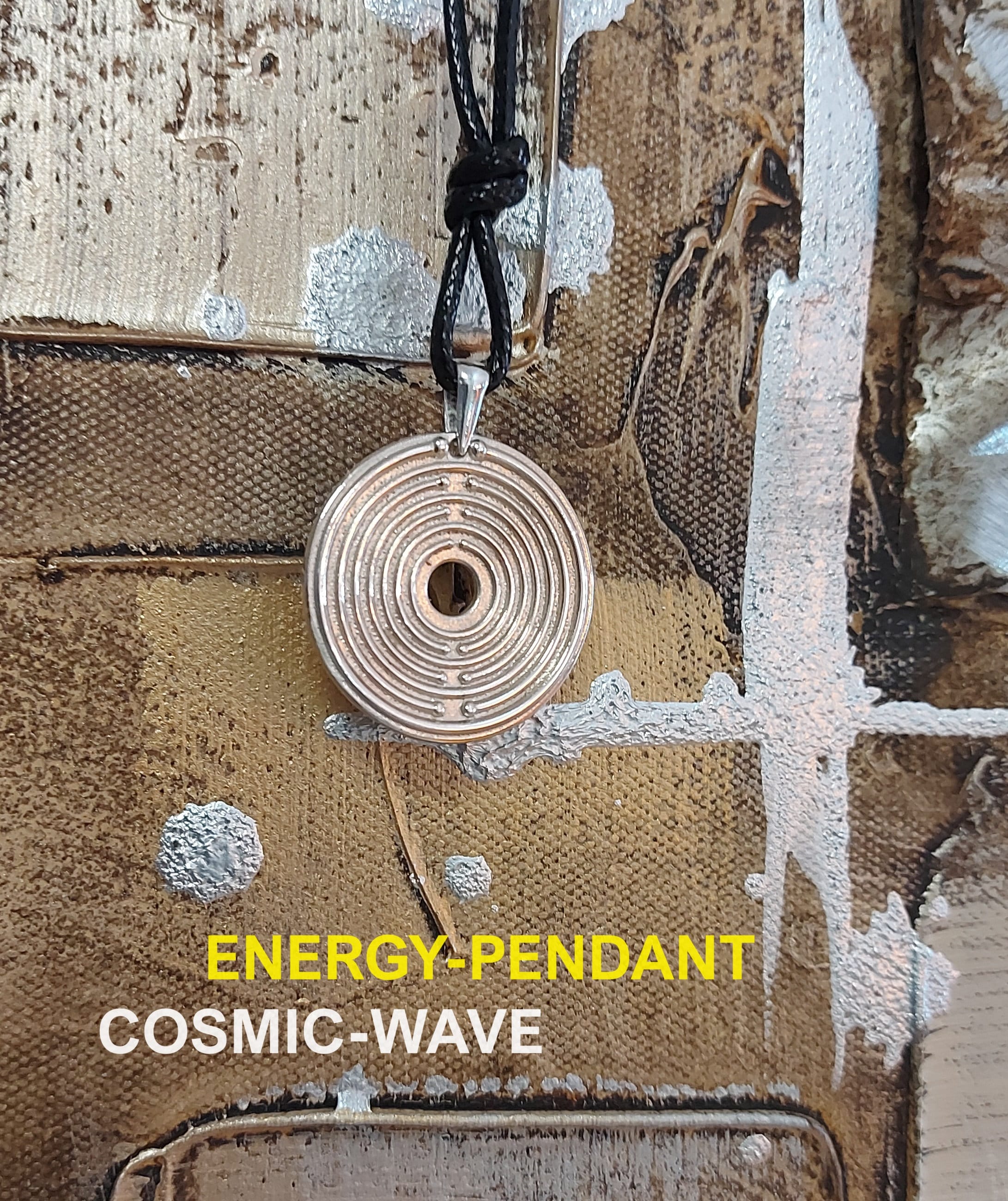 Cosmic-wave Pendant 3D SILVER Lakhovsky Amulet Multiwave Oscillator ...