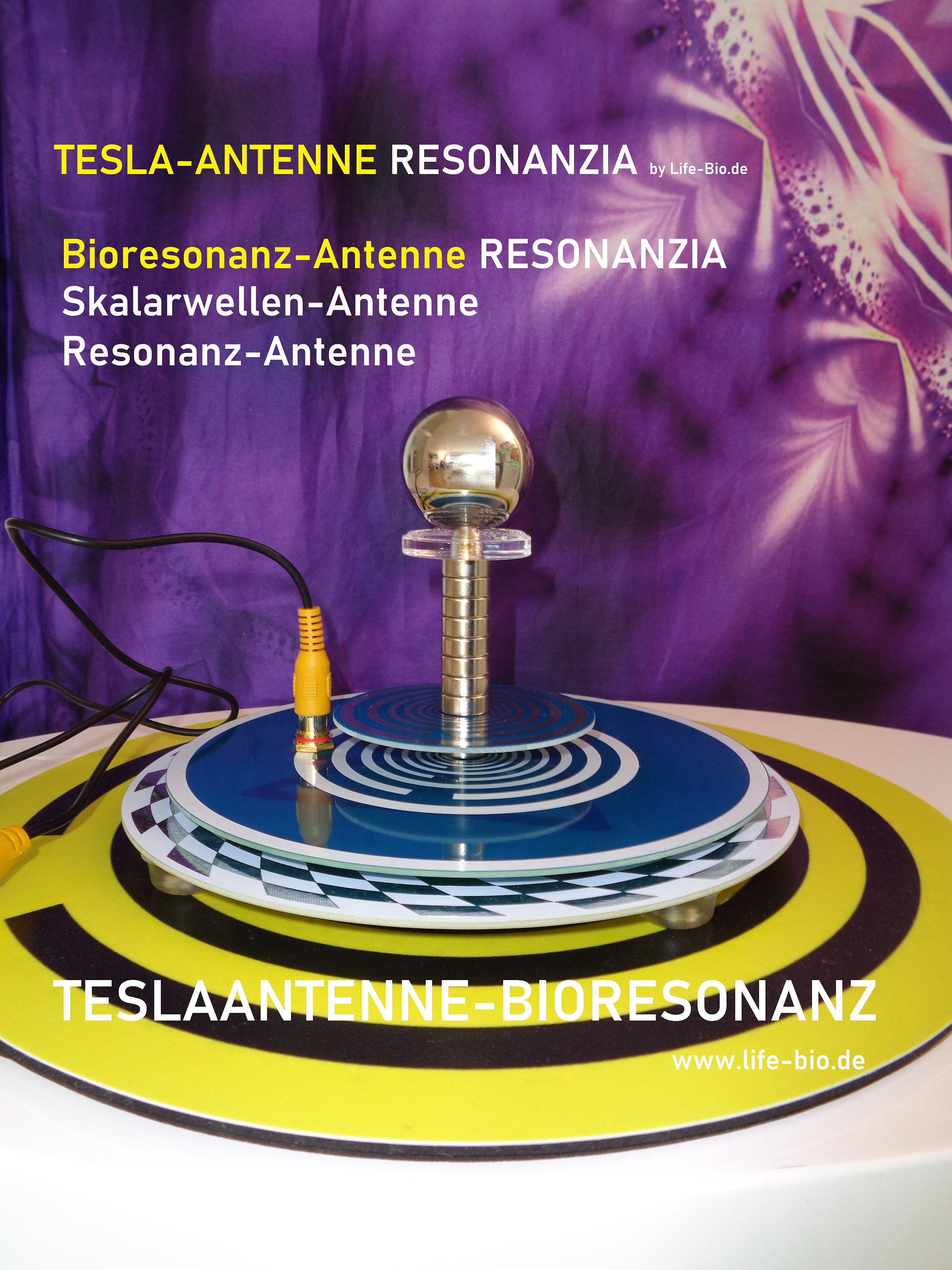 Bioresonance Device Frequency Device Tesla Antenna Scalar Wave Device ...