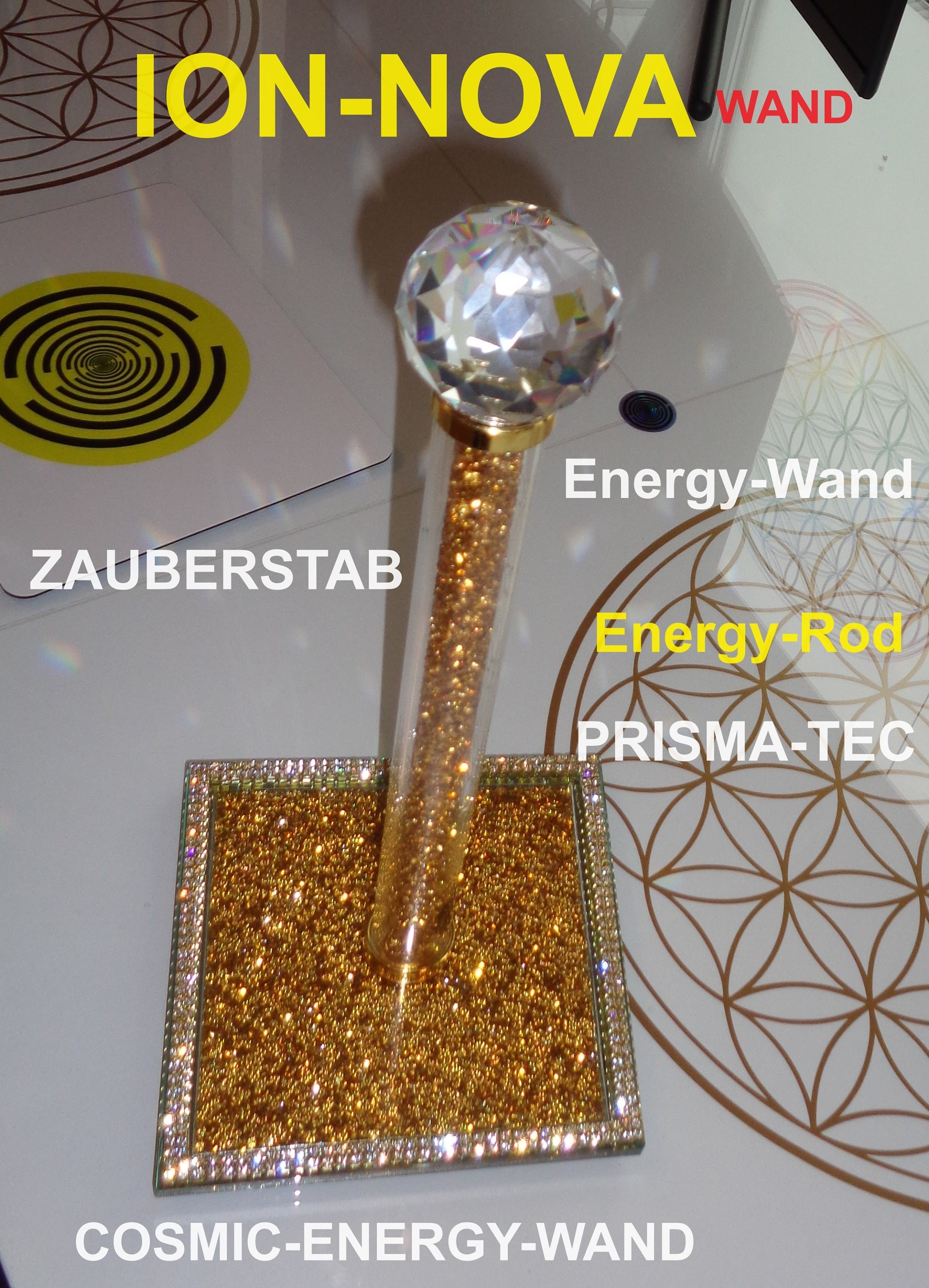 Healy Energy Wand Therapy Energy Rod Light Quantum Stick Cosmic Wand ...