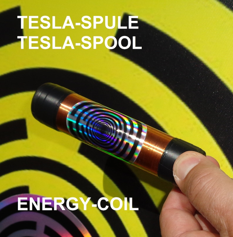 Tesla Spool Tesla Coil Energy Coil Hologram Resonance Coil Prana Coil ...
