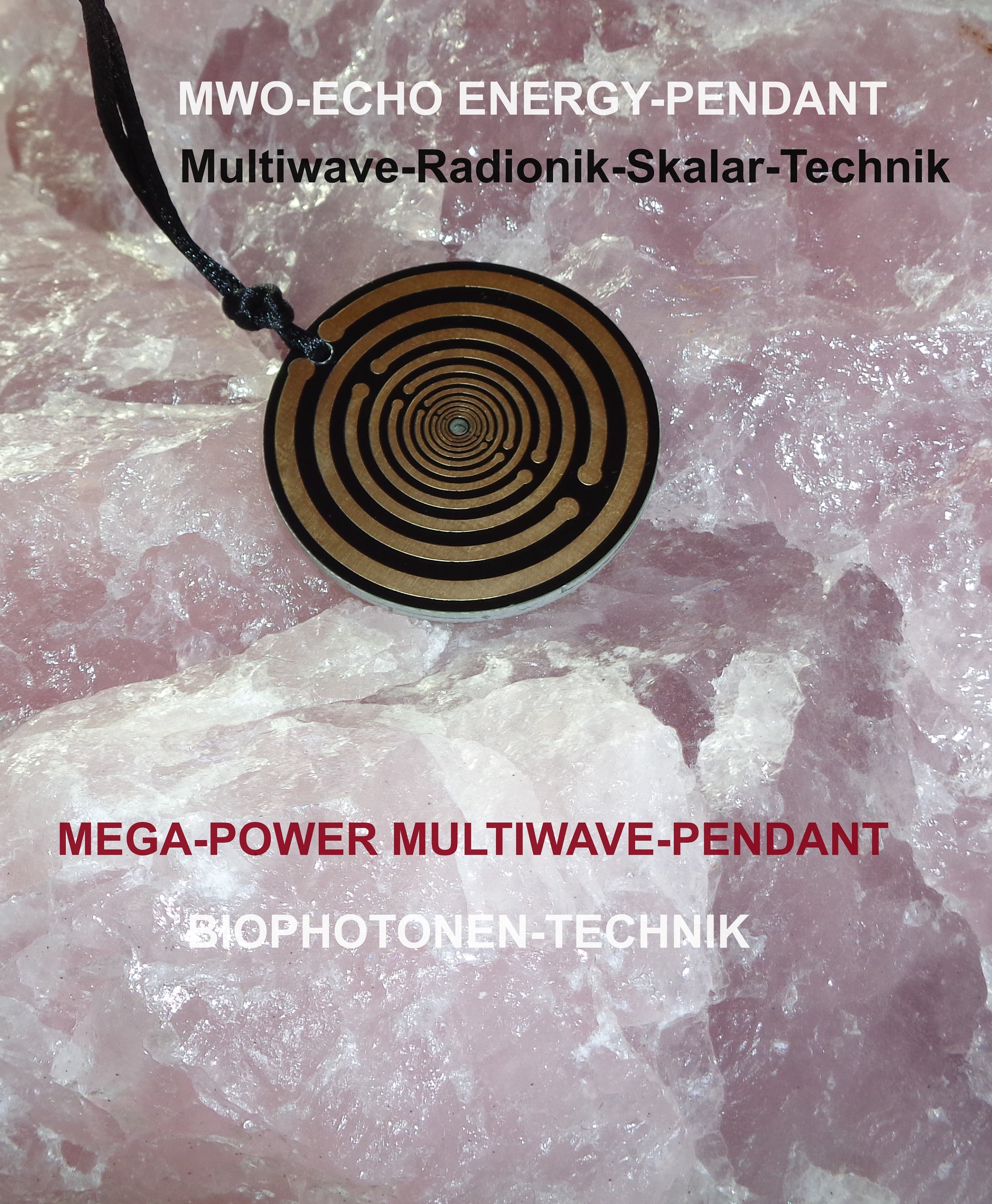Energy Pendant MWO Disc EMF Protection 5G Chakra Aura Amulet Prana Chi Multiwave Energy ...