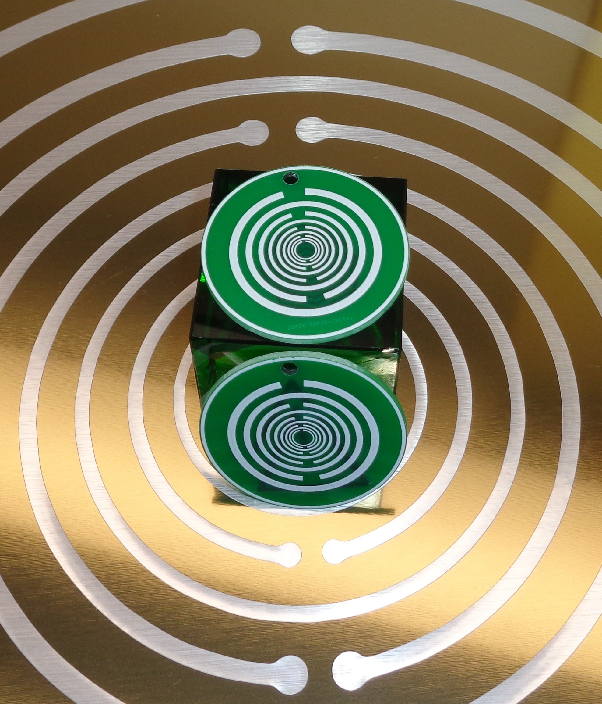 Skalarwellen-anhänger Disconder-tec Schwingkreis-schaltung Emf-schutz 5G Chi-pendant Prana ...