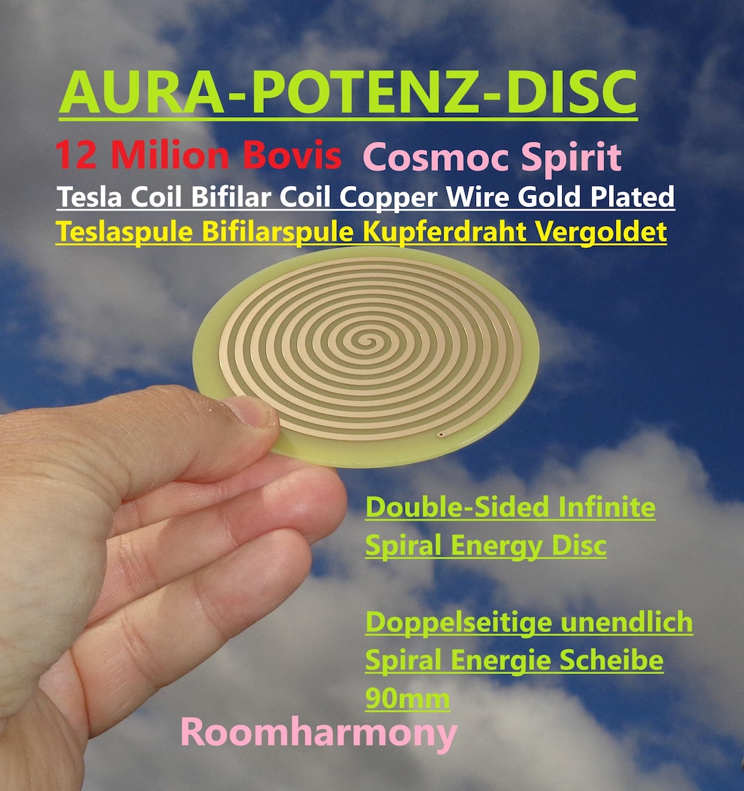 Tesla Coil Bifilar-col Radionics Scalar Energy Disc Spirit Disc ...