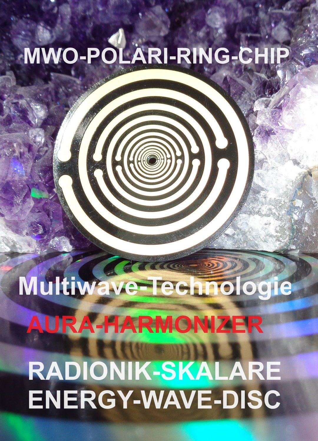 Multiwave Disc EMF Protection 5G Scalar Radionic Plate Bioresonance ...