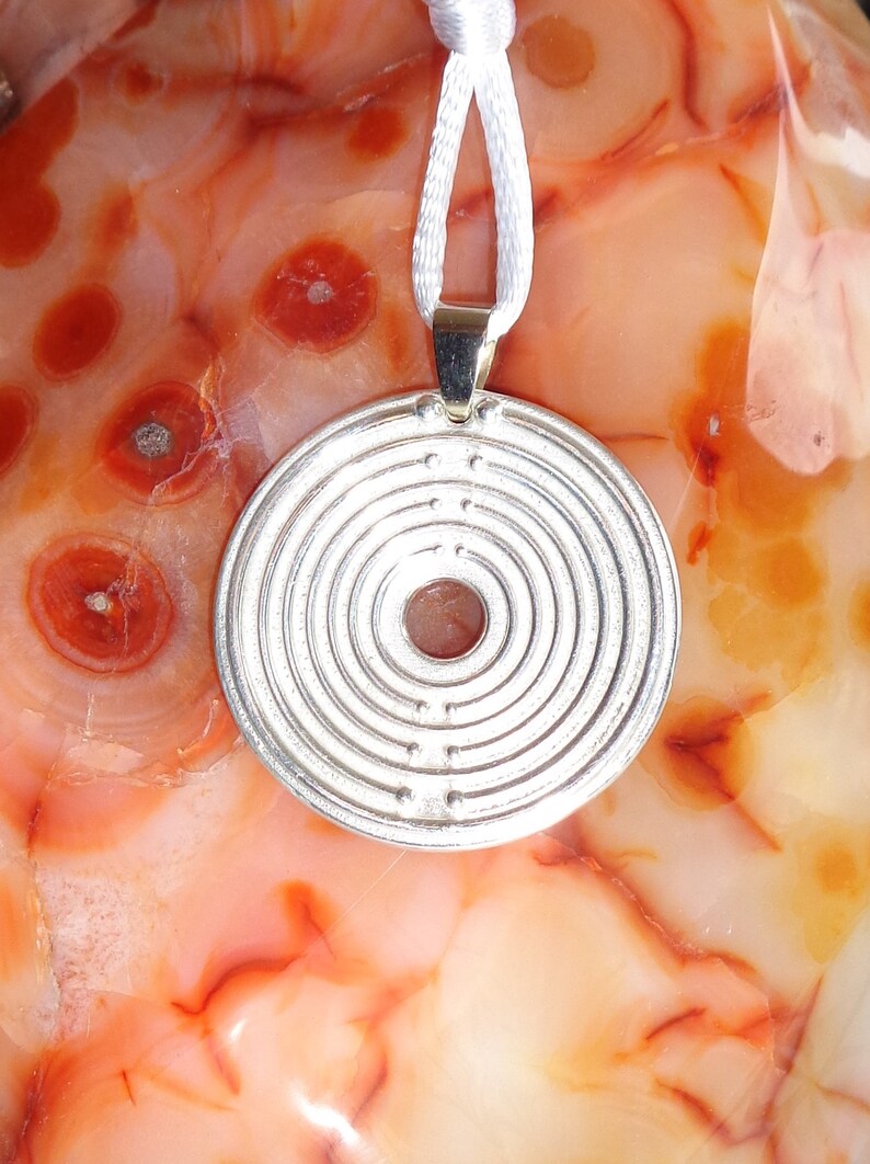 Cosmic-wave Pendant 3D SILVER Lakhovsky Amulet Multiwave Oscillator ...