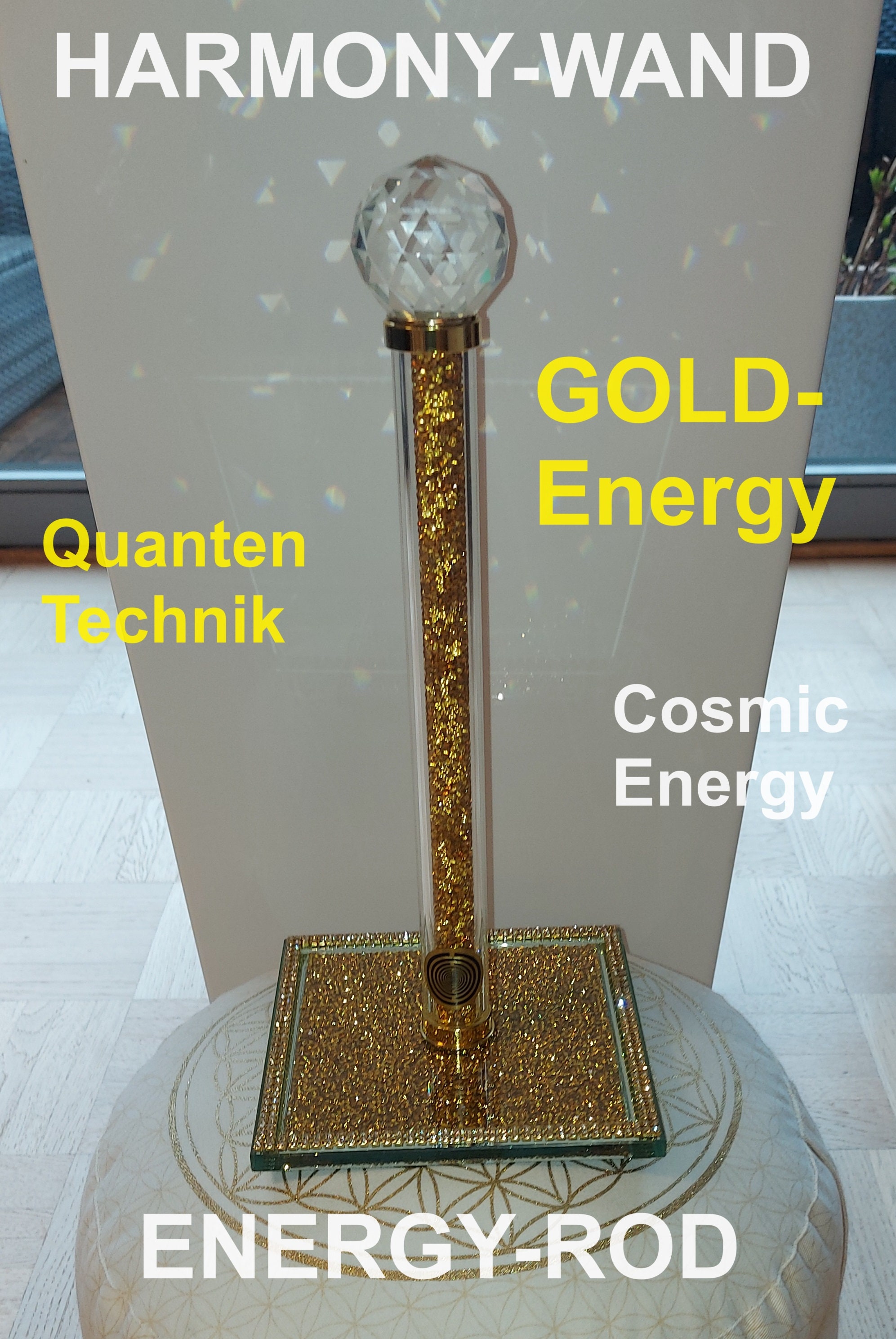 Healy Energy Wand Therapy Energy Rod Light Quantum Stick Cosmic Wand ...