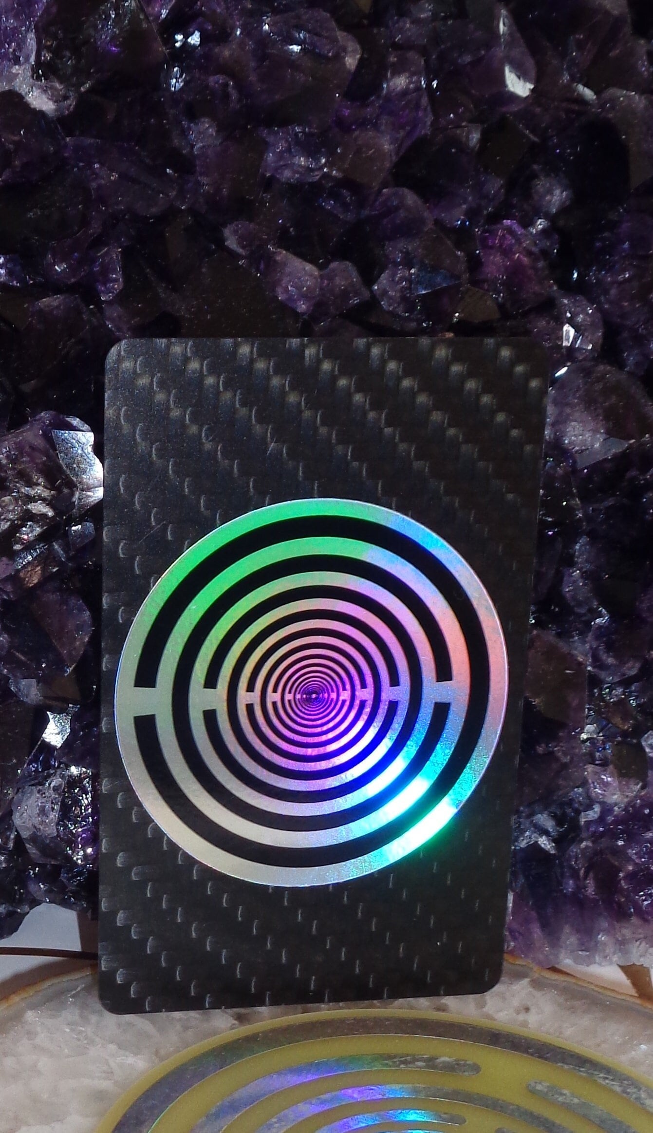 Bioresonance Card, Energy Card, Carbon Hologram Chip, Harmony, Light ...