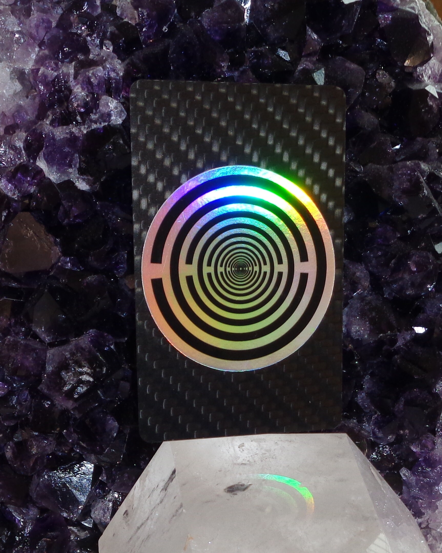 Bioresonance Card, Energy Card, Carbon Hologram Chip, Harmony, Light ...