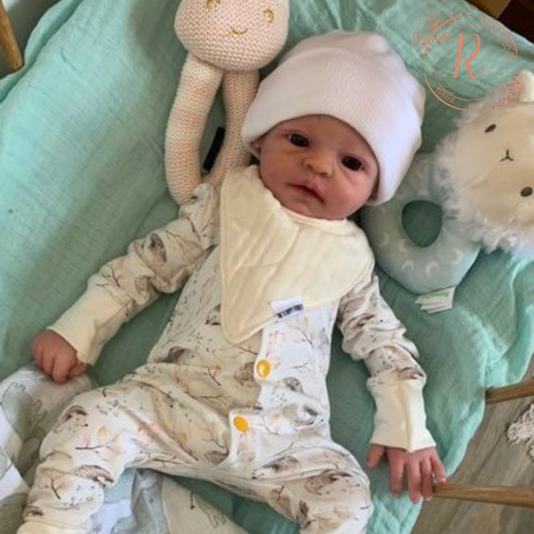 Full Body Silicone Preemie Doll Blue Eyes, Dirty Blonde Hair, With Girl ...
