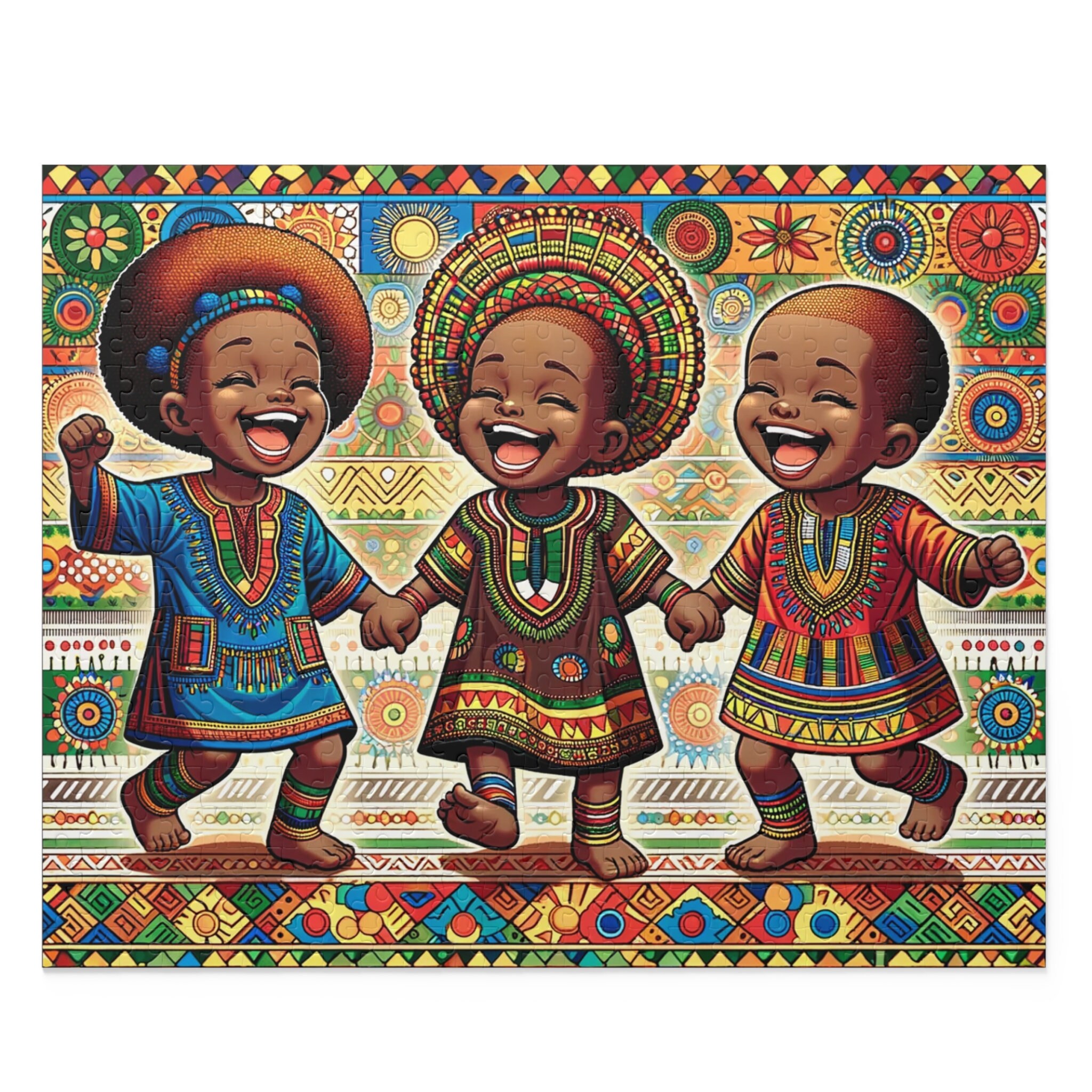 Black History Month Jigsaw Puzzle 120, 252, 500-piece, African Culture ...