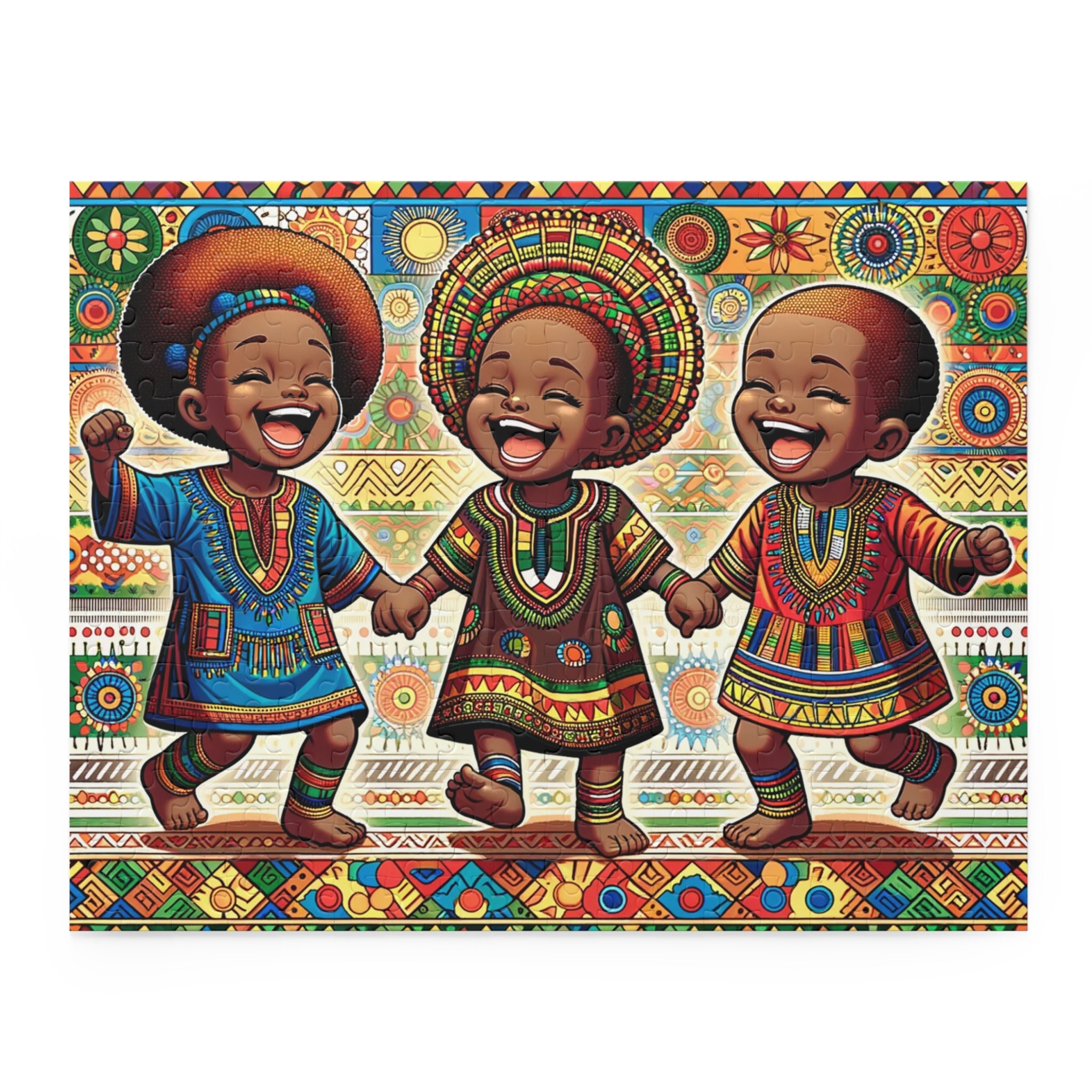 Black History Month Jigsaw Puzzle 120, 252, 500-piece, African Culture ...