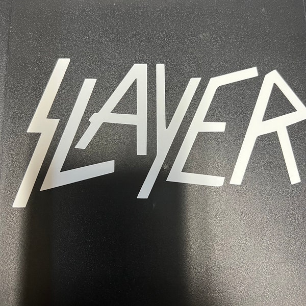 Small Slayer Band Sticker - Etsy