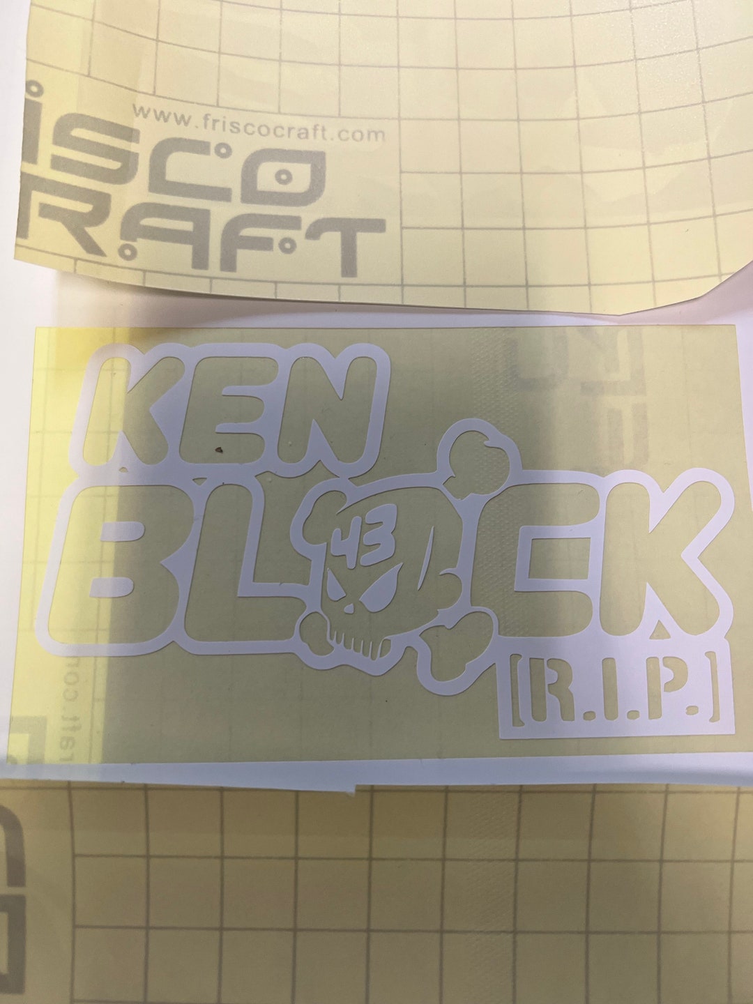 RIP Ken Block Vinyl Sticker - Etsy