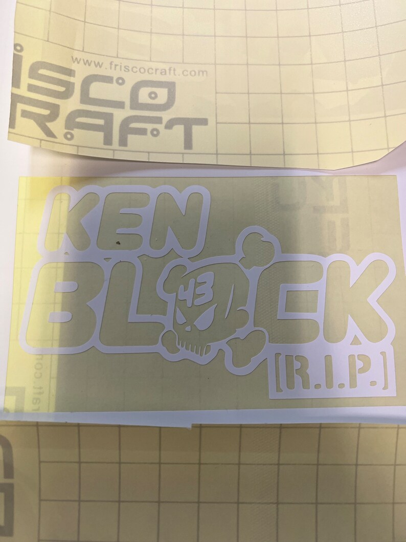 RIP Ken Block Vinyl Sticker - Etsy