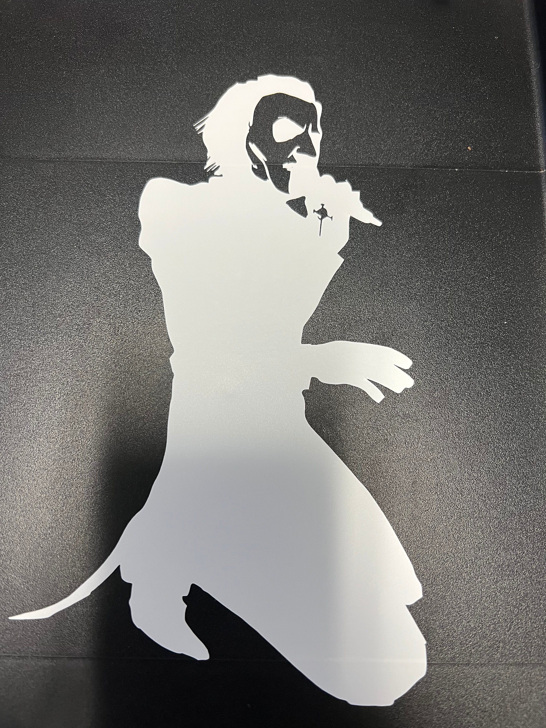 Ghost Cardinal Copia Vinyl Sticker - Etsy