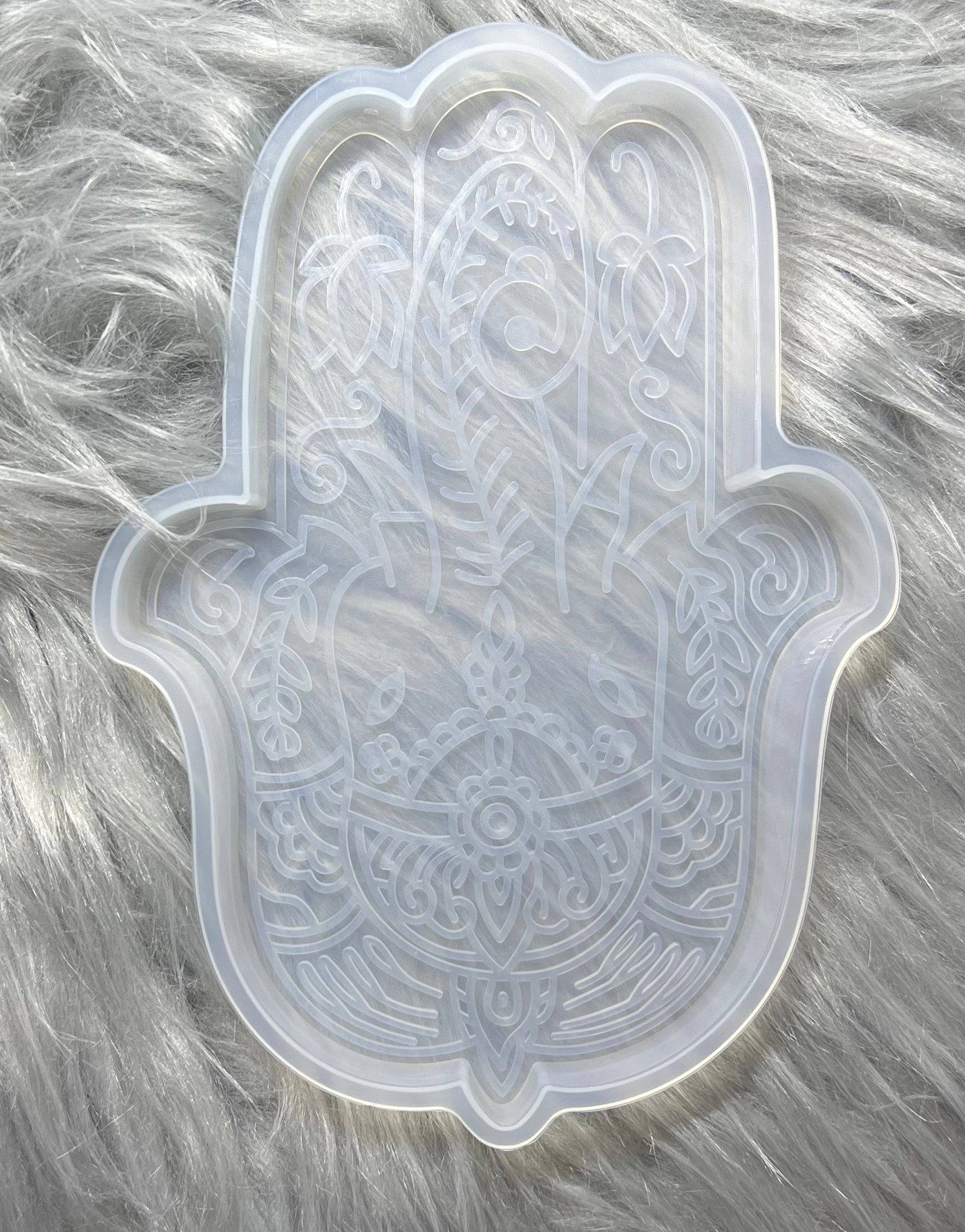 Hamsa Hand Mold Protection Mold Hindu Silicone Mold Good Energy ...