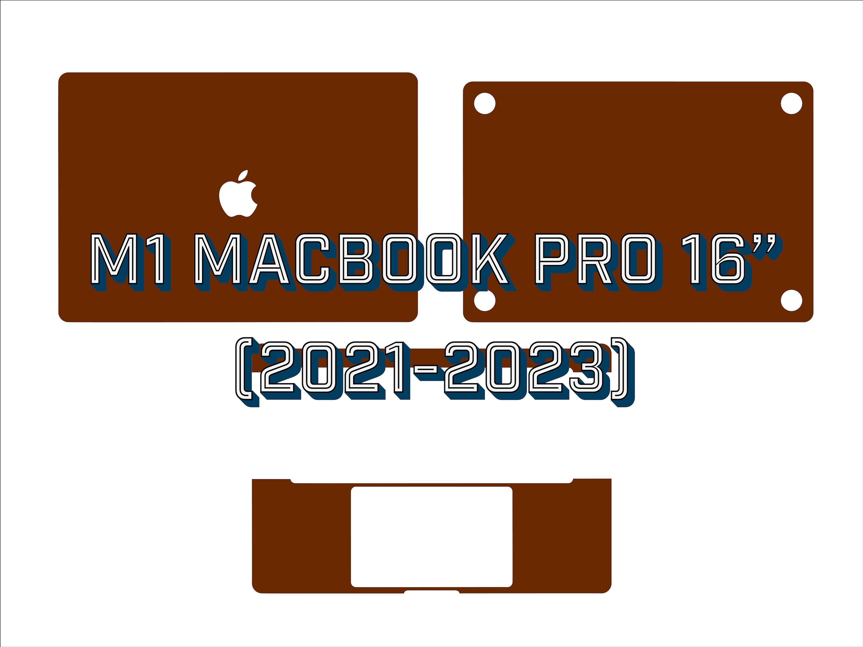 M1 Macbook Pro 16 2021-2023 SVG Template - Etsy